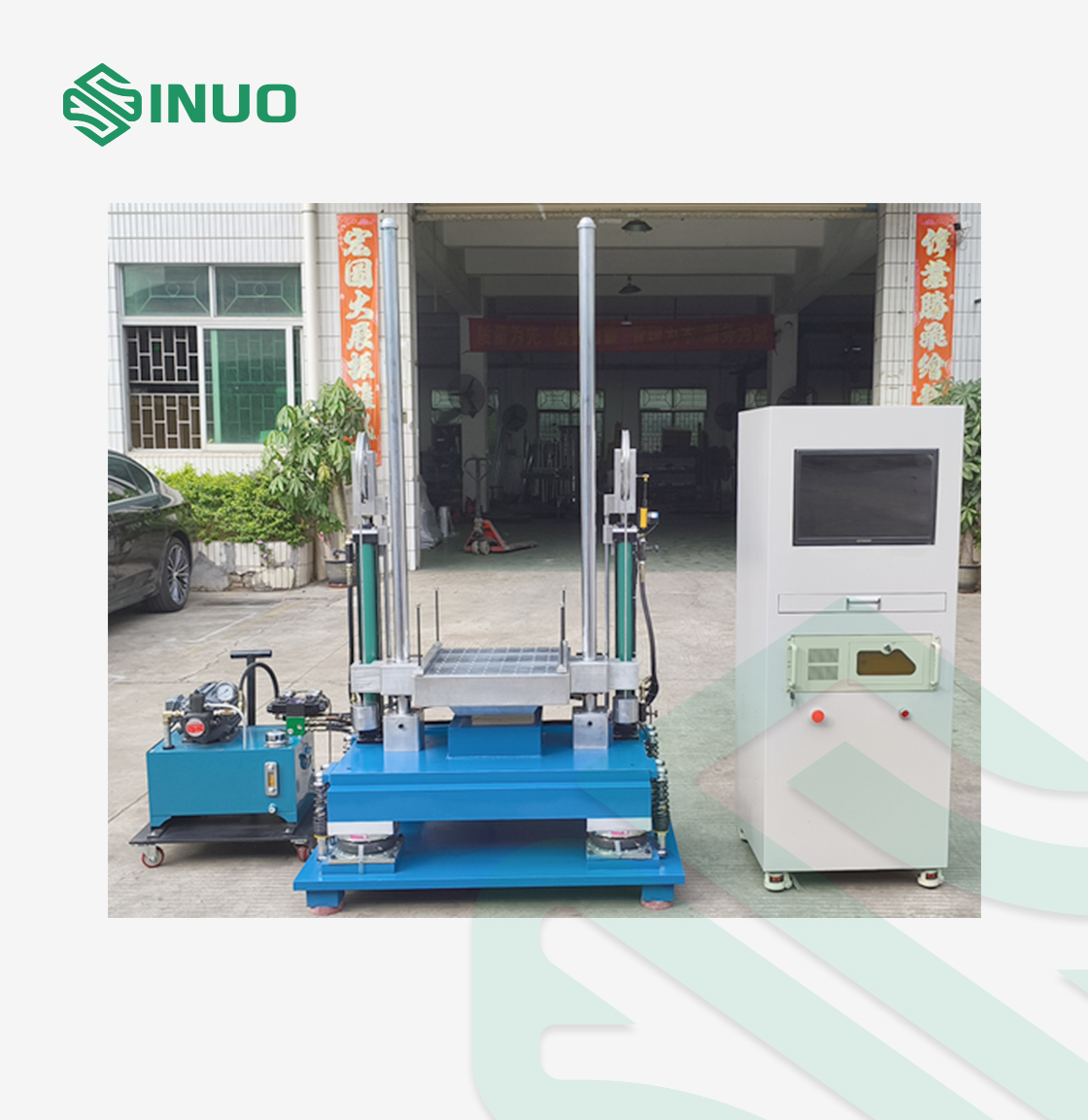 Acceleration Shock Test System Hydraulic Lift Mechanical Shock Test Bench