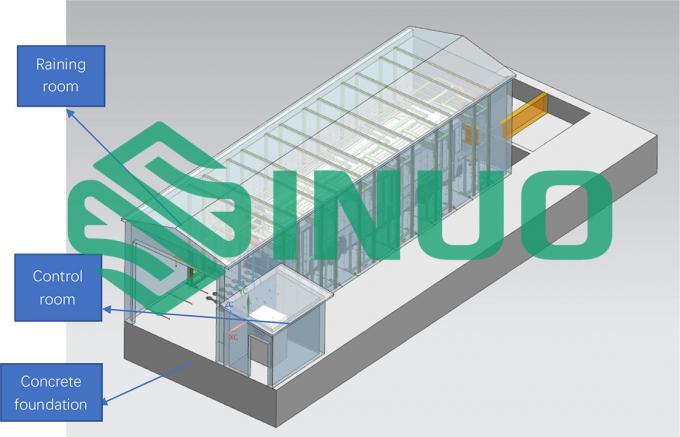 Automotive Car Water Ingress Rain Spray Test Chamber Electric Vehicle ...